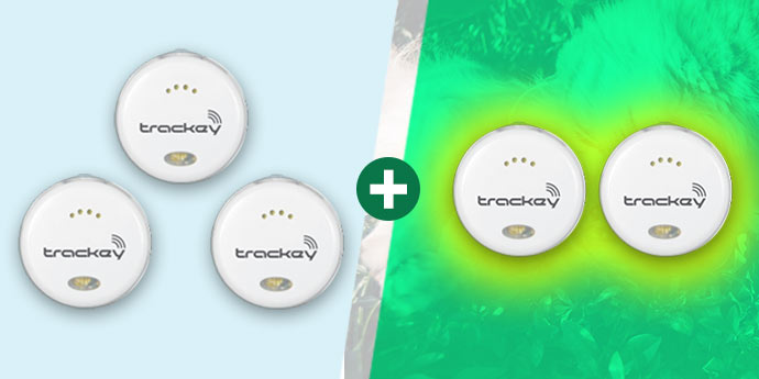 1x Trackey 1030 740 2x Trackey + 1 Zdarma